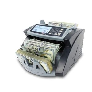 Cassida 5520 UV/MG - USA Money Counter with ValuCount, UV/MG/IR Counterfeit Detection, Add and Batch Modes - Large LCD Display & Fast Counting Speed 1,300 Notes/Minute