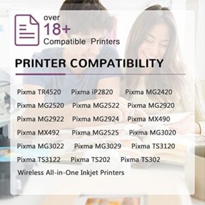 Inktopia Combo Compatible Ink Cartridge Replacement for Canon PG 245XL CL 246XL 245 XL 246 XL PG-243 CL-244 (1 Black 1 Color) Used in PIXMA iP2820 MG2420 MG2520 MG2922 MG2924 Printer