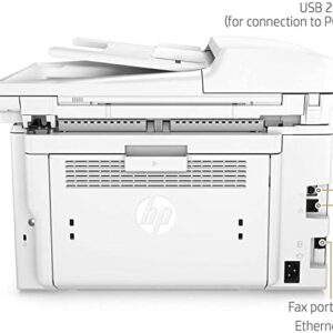 HP Laserjet Pro MFP M227fdwB All-in-One Wireless Laser Printer, Print Scan Copy Fax, Auto 2-Sided Printing, 1200 x 1200 dpi, 30 ppm, Compatible with Alexa, Bundle with JAWFOAL Printer Cable