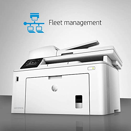 HP Laserjet Pro MFP M227fdwB All-in-One Wireless Laser Printer, Print Scan Copy Fax, Auto 2-Sided Printing, 1200 x 1200 dpi, 30 ppm, Compatible with Alexa, Bundle with JAWFOAL Printer Cable