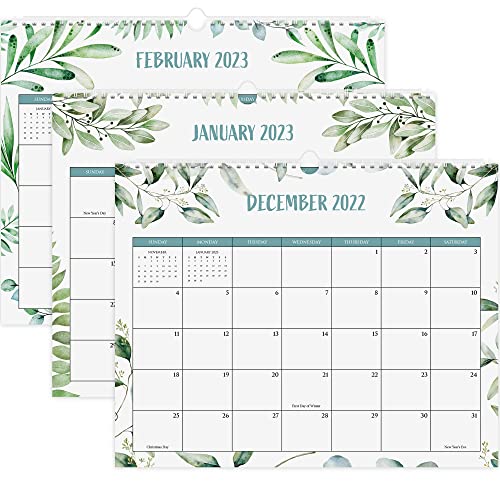 Aesthetic Greenery 2023 Wall Calendar - The Perfect Calendar for Easy Planning - Beautiful Calendar Decor to Enhance Your Kitchen or Office