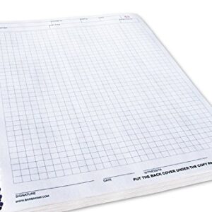 BARBAKAM Lab Notebook 100 Carbonless Pages Spiral Bound (Copy Page Perforated)