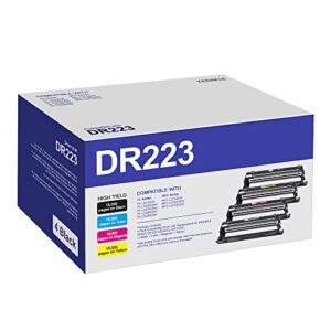 keenkle dr223cl dr223 dr-223 compatible drum unit replacement for brother dr223cl dr223 dr-223 use with mfc-l3770cdw mfc-l3750cdw hl-l3230cdw hl-l3290cdw hl-l3210cw mfc-l3710cw (4 pack)