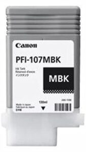 canon pfi-107mbk 130ml matte black ink cartridge