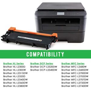 LINKYO Compatible Printer Toner Cartridge and Drum Unit Replacement for Brother TN660 DR630 (2X TN660, 1x DR630, Design V3)