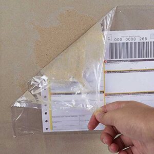 7.5'' x 5.5'' Packing List Pouches, Shipping Label Envelopes Clear Adhesive Top Loading Packing List - 100 Packs