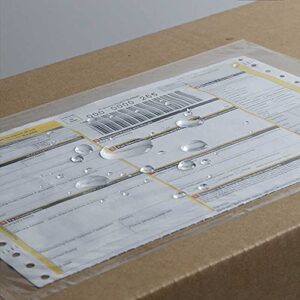 7.5'' x 5.5'' Packing List Pouches, Shipping Label Envelopes Clear Adhesive Top Loading Packing List - 100 Packs