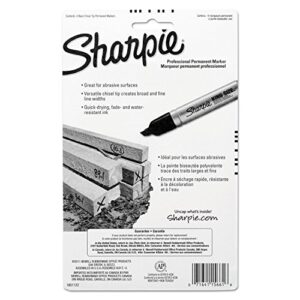 Sharpie 15661PP King Size Permanent Markers Black 4/Pack