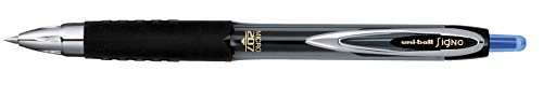 uni-ball 207 Retractable Gel Pens, Ultra Micro Point (0.38mm), Blue, 5 Count