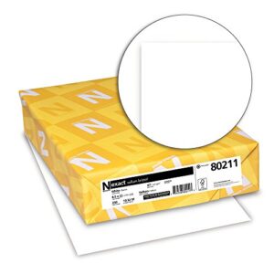 Neenah Exact Vellum Bristol, 8.5" x 11", 67 lb/147 gsm, White, 94 Brightness, 250 Sheets (80211)