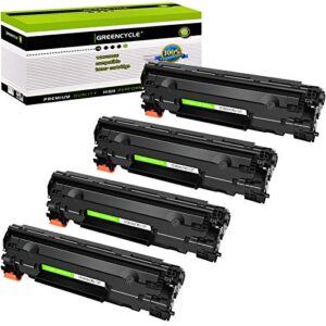 greencycle compatible c137 crg137 crg 137 toner cartridge replacement for canon imageclass mf227dw mf216n mf247dw mf249dw mf229dw mf212w mf232w d570 laser printer (black,4 pack)