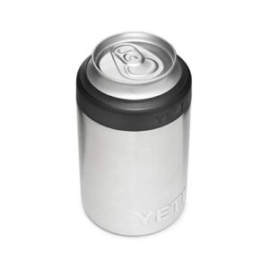 yeti rambler 12 oz. colster can insulator for standard size cans, stainless