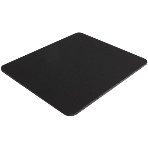 Belkin Large Mouse Pad, 8 Inch by 9 Inch, for Computer or Gaming Mouse Pad, Non-slip Base, Neoprene Backing and Jersey Surface for Smooth Mouse Control and Pinpoint Accuracy (Black)