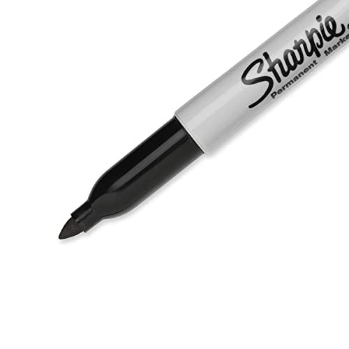 Sharpie Permanent Markers, Fine Point, Black, 36 Count