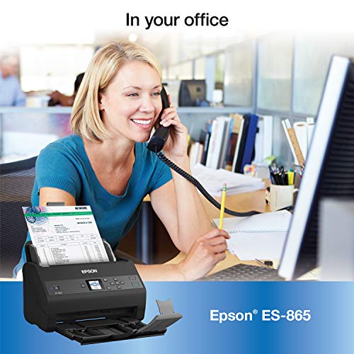 Epson Workforce ES-865 High Speed Color Duplex Document Scanner with Twain Driver