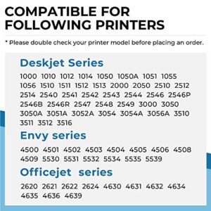 Penguin Remanufactured Printer Ink Cartridge Replacement for HP 61XL,61 XL Used for Hp Deskjet 1000 1010 2540 2546 3050A Envy 4500 4509 5530 Officejet 4630 4609(1 Black,1 Color) Combo Pack