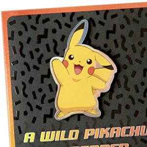 Hallmark Pokémon Birthday Card (Wild Pikachu)