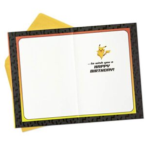 Hallmark Pokémon Birthday Card (Wild Pikachu)