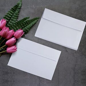 50 Pack White Envelopes, 5 x 7 Inch Envelopes,A7 Envelopes, Card Envelopes, Invitation Envelopes, Postcard Envelopes