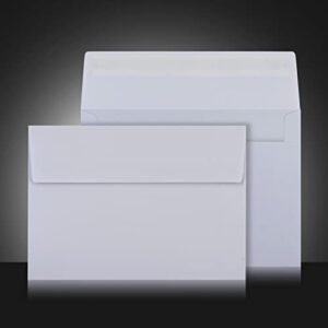 50 Pack White Envelopes, 5 x 7 Inch Envelopes,A7 Envelopes, Card Envelopes, Invitation Envelopes, Postcard Envelopes