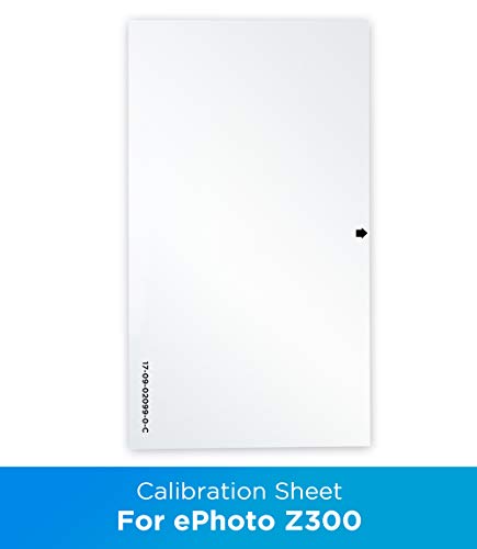 Plustek Calibration Control Sheet - for ePhoto Z300 Scanner only