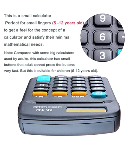 Basic Calculator Dual Power 8 Digit Desktop Calculator (Black,Set of 30)