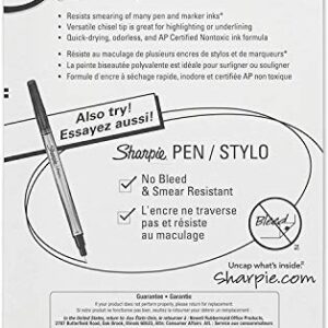 SHARPIE 27108PP Accent Pocket Style Highlighter, Fluorescent Yellow, 6-Pack