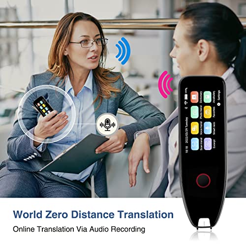 Language Translator Device Scanner Pen - Text to Speech Device for Dyslexia, Suitable for Language Learners Scan Translate Reading Pen,Fast - Under 0.5 Sec