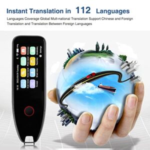 Language Translator Device Scanner Pen - Text to Speech Device for Dyslexia, Suitable for Language Learners Scan Translate Reading Pen,Fast - Under 0.5 Sec