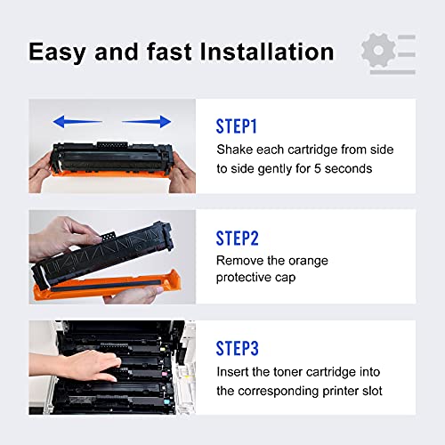 MYCARTRIDGE 414X (with CHIP) Remanufactured Toner Cartridge Replacement for HP 414X 414A W2020X W2020A for Color Laserjet Pro M454dw M479fdw M454dn M479fdn M479dw (1 Black)