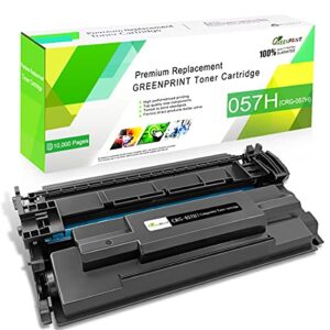 greenprint compatible toner cartridge 057h ( 057 ) high capacity 10000 pages for canon lbp236dw mf445dw lbp226dw mf455dw mf449dw mf448dw mf443dw lbp228dw lbp227dw lbp223dw mf451dw mf452dw printer