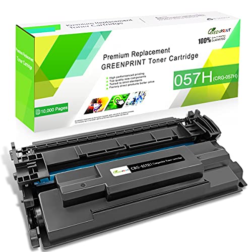 GREENPRINT Compatible Toner Cartridge 057H ( 057 ) High Capacity 10000 Pages for Canon LBP236dw MF445dw LBP226dw MF455dw MF449dw MF448dw MF443dw LBP228dw LBP227dw LBP223dw MF451dw MF452dw Printer