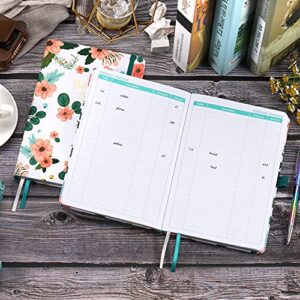 Budget Planner - 12 Month Financial Organizer, Expense Tracker, Undated Finance Planner & Bill Organizer, 5.5" x 8.2" Monthly Budget Book, Account Book, Start Anytime, Pen Loop, Stickers