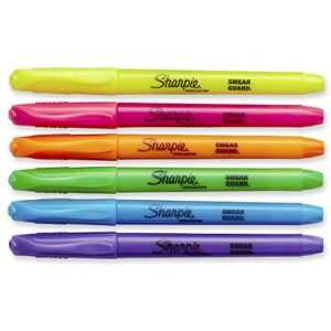 SHARPIE Pocket Style Highlighters, Chisel Tip, Assorted Colors, 24 Count