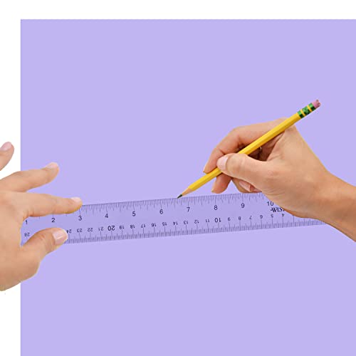 Westcott Clear Flexible Acrylic Ruler, Acrylic, 12 In, Metric