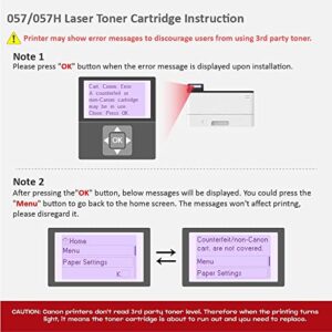 2 Pack Compatible Canon 057H Toner Cartridges | Canon 057H Toner 057H 057 CRG-057H | For Canon Imageclass Mf445dw Toner, Canon Imageclass mf445dw, Canon Imageclass mf455dw Imageclass lbp226dw toner