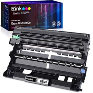 e-z ink (tm compatible drum unit replacement for brother dr720 dr 720 to use with dcp-8155dn dcp-8150dn mfc-8950dw mfc-8710dw mfc-8910dw hl-6180dw hl-5450dn hl-5470dw mfc-8810dw hl-5440d (1 drum)