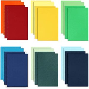 eoout 24pcs colored journal notebooks bulk, 5.5″ x 8.5″ ruled lined journal, soft cover, 60pages, for gifts, kids, office, school supplies