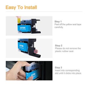 E-Z Ink (TM) Compatible Ink Cartridge Replacement for Brother LC75 LC71 LC79 XL LC-75 LC LC-71 Compatible with MFC-J6510DW MFC-J6710DW MFC-J6910DW MFC-J280W (3 Cyan, 3 Magenta, 3 Yellow) 9 Pack