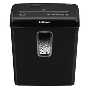 Fellowes Powershred P-30C 6-Sheet Cross-Cut Deskside Paper Shredder