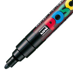 Mitsubishi Pencil Water-based Pen-Poska Medium letter round core 8 colors PC5M8C Japan