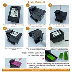 F-ink 5 Bottles Ink and Refill Kits Compatible for Canon Ink Cartridges 275 276 260 261 245 246 PG-275XL CL 276XL PG-260XL CL-261XL PG-245XL CL-246XL