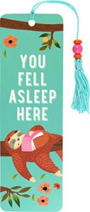 you fell asleep here beaded bookmark