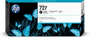 hp 727 designjet ink cartridge, 300 ml – photo black