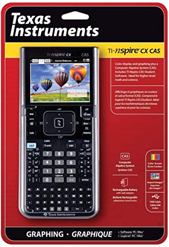 Texas Instruments TI Nspire CX CAS Graphing Calculator (Certified Renewed)