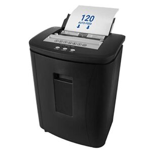 royal sovereign 120 sheet auto-feed, cross-cut shredder (raf-c120), 20.9″ x 14.2″ x 10″