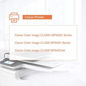 MYTONER 054H Compatible Toner Cartridge Replacement for Canon 054 CRG-054H High Yield for Canon Color Image Class MF644Cdw MF642Cdw MF640C LBP622Cdw LBP620 Printer (Black, 1-Pack)