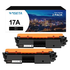 17a hp toner cartridge – compatible 17a cf217a toner cartridge replacement for hp 17a cf217a toner compatible with laserjet pro m102w m130nw m130fw m130fn m102a m130a toner printer (2 black)