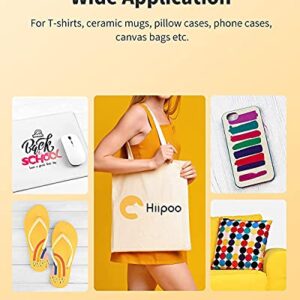 Hiipoo Sublimation Paper 8.5x11 Inch, Work with Sublimation Ink and E Sawgrass Inkjet Printers for Mugs T-Shirts Light Fabric and Other Sublimation Blanks (110 Sheets, 120G) (A-8.5x11)