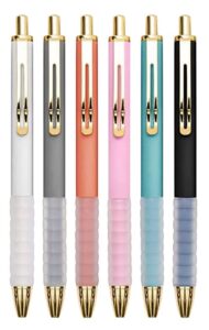 huohuair pens, pens fine point smooth writing pens, personalized ballpoint pens bulk, flair colorful pens, black ink 1.0 mm journaling pen, office supplies for women & men, note taking